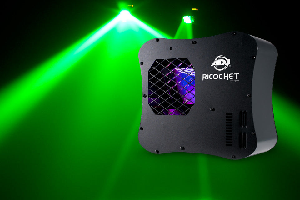 Pure Energy: Rapid Laser-Like Effects for Less with the ADJ Ricochet!