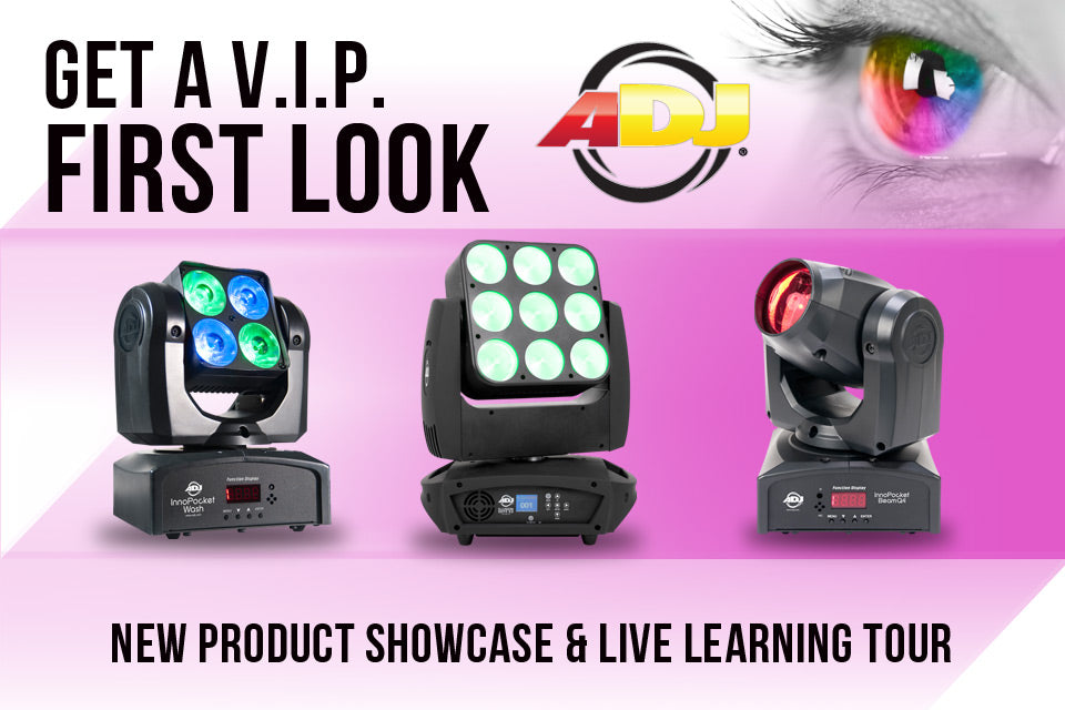 ADJ Plans VIP “First Look” New Product Tour & Live Learning Seminars