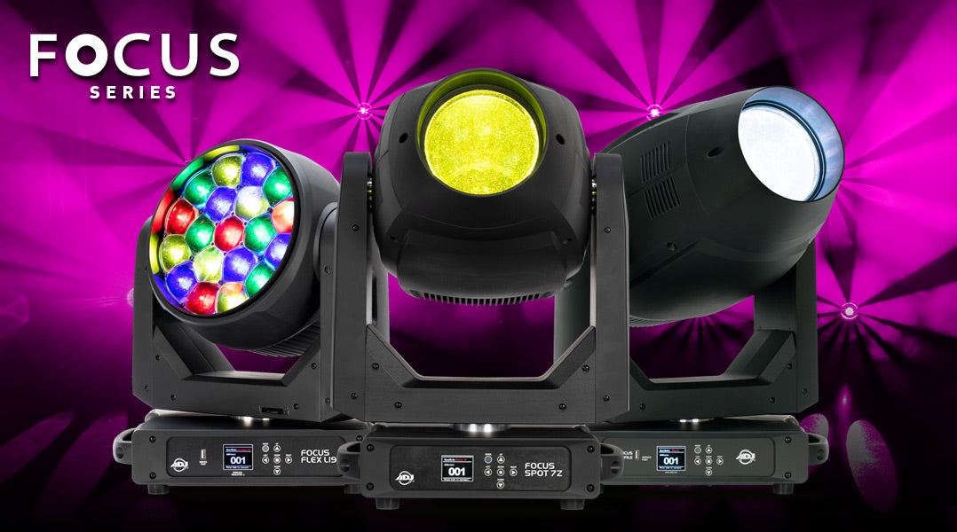 ADJ’s Focus Series: Feature-Packed LED-Powered Moving Heads for Next L