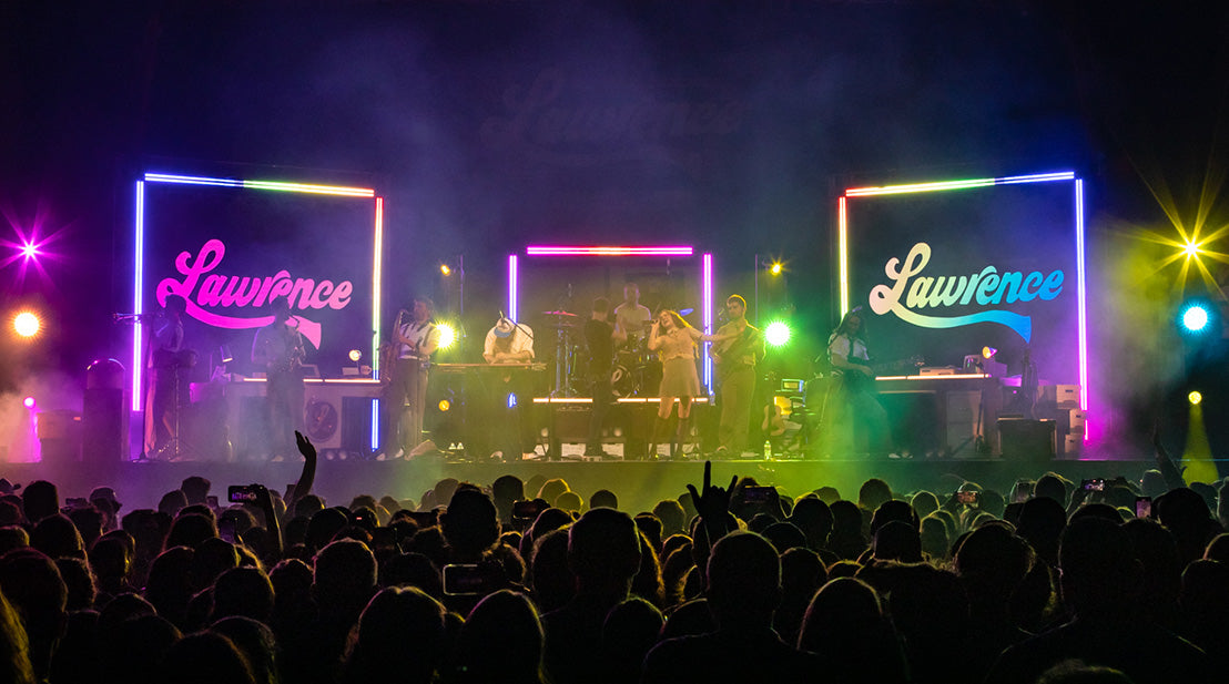 Soul-Pop Band Lawrence Tour the USA with ADJ Lighting and LED Video Pa