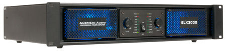 The ELX3000 from ADJ, Professional Power Amp with an Illuminated front