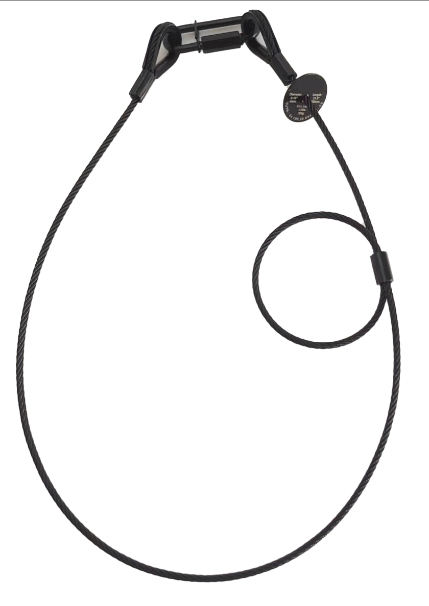 ACCU CABLE 4MM STAINLESS STEEL SAFETY CABLE