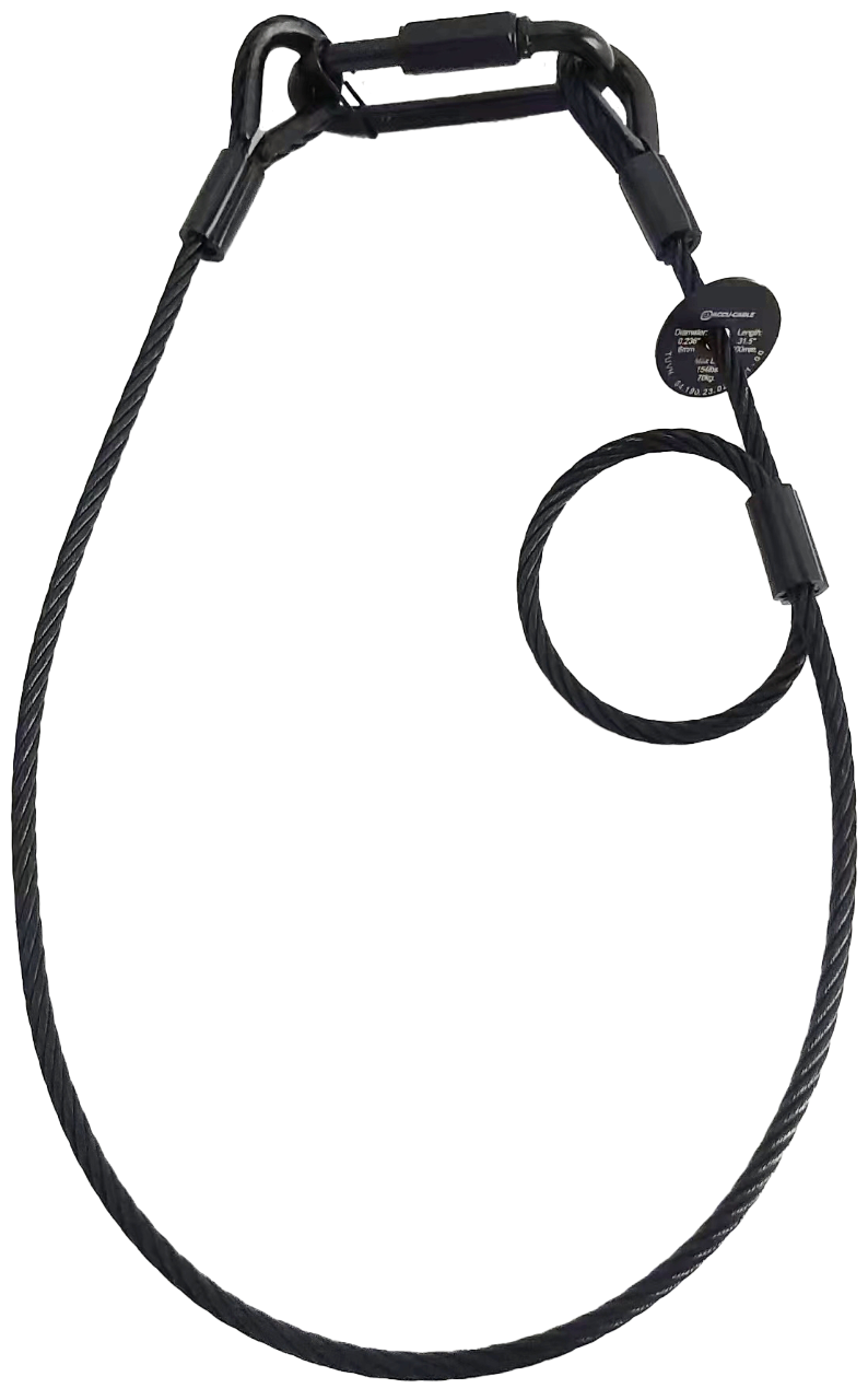 ACCU CABLE 6MM STAINLESS STEEL SAFETY CABLE