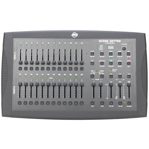 ADJ Scene Setter 24 Channel Dimming Console - MIDI Functions DMX ...